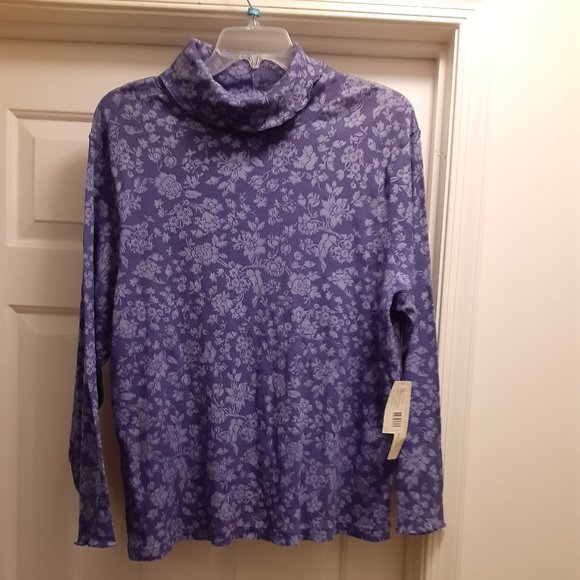 White Stag | Tops | White Stag Womens Long Sleeve Turtleneck Blouse | Poshmark